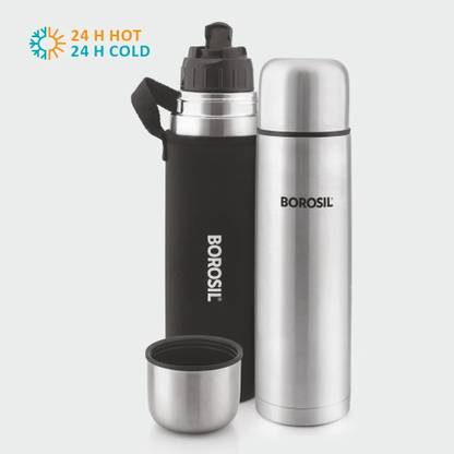 BOROSIL Hot n Cold SS Flask 1000 ml Bottle - Buy BOROSIL Hot n Cold SS ...