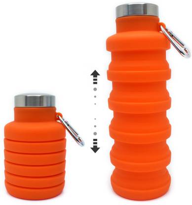 Kiditos Expandable Silicone Water Bottle with Snap Hook 500 ml Bottle ...