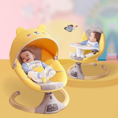 StarAndDaisy 2in1Premium Modern Automatic Electric Baby Swing Rocker ...