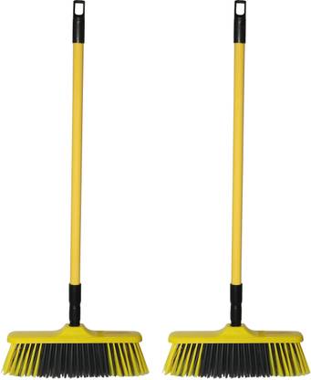 CLASSY TOUCH CLASSY TOUCH Plastic Broom with Long Extendable Telescopic ...