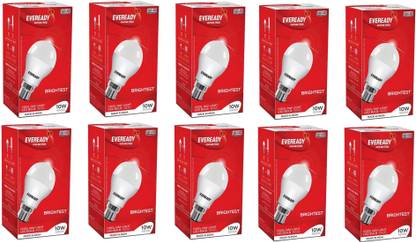 EVEREADY 10 W Standard B22 LED Bulb Price in India - Buy EVEREADY 10 W ...