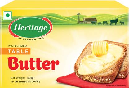 Heritage Pasteurized Table Salted Butter Price in India - Buy Heritage ...