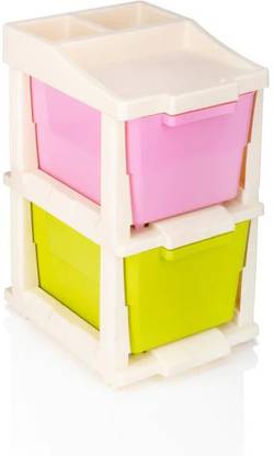 Debstar 2 LAYER MULTI-PURPOSE MODULAR DRAWER STORAGE SYSTEM Plastic ...