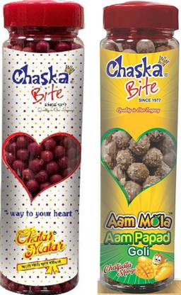 CHASKA BITE Chatar Matar|Khatti Meethi| Goli|200 gm Aam Papd Goli ...
