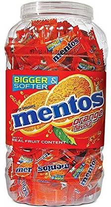 Mentos range Jar, 540g - 200 Count ORANGE Candy Price in India - Buy ...