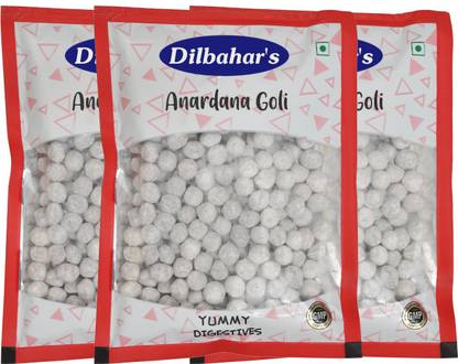 Dilbahar's Yummy Digestive Anardana Goli 400g Pack of 3 Pomegranate ...