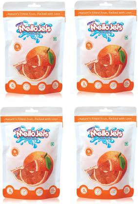 Mala’s MelloJels Fruit Gums (150g X4) (600g) Orange Jelly Candy Price ...