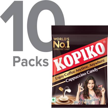 KOPIKO Cappuccino Coffee Candy-World's No 1 Coffee Candy-140g (40 ...