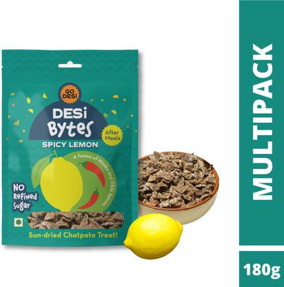 GO DESi Bytes Spicy Lemon, Dried Fruits, Fruit Snack, Dehydrated Fruit ...