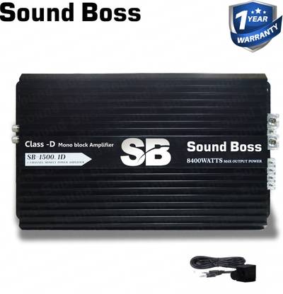 Sound Boss SB-1500.1D 8400W MAX Digital Linkable Block HI-FI Mono Class ...