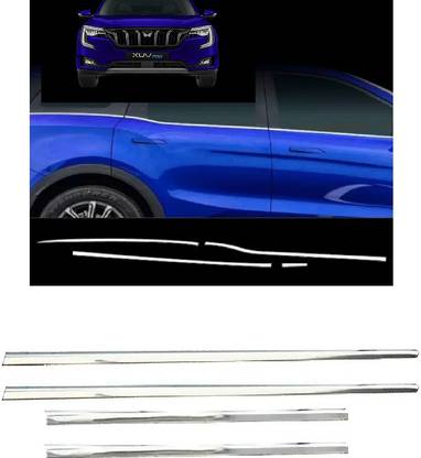 AUTOSHYAM Lower Window Garnish (Chrome) Set of 4 For Mahindra Xuv700 ...