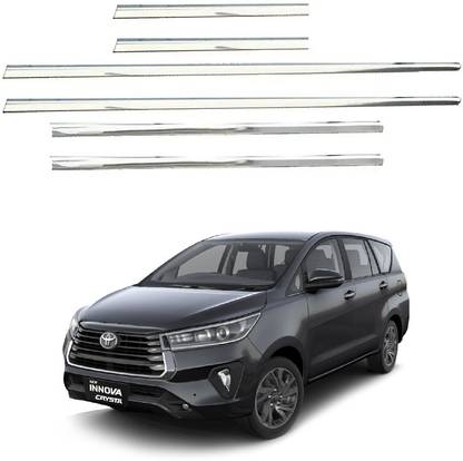 AUTOSHYAM Lower Window Garnish (Chrome) Set of 6 For Toyota Crysta All ...