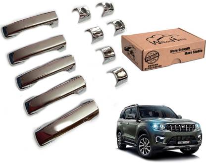 WolkomHome Chrome Door Handle Cover with Free Extra dual side Tape ...