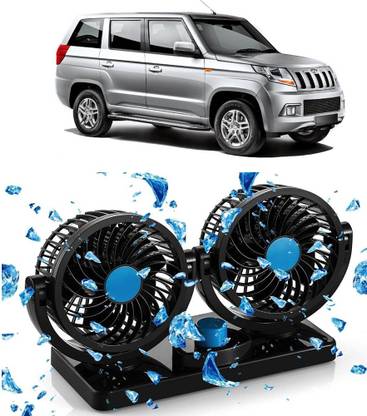 Bluedrum Car Fan 12V 360 Head 2 Speed Quiet Strong for All Auto ...