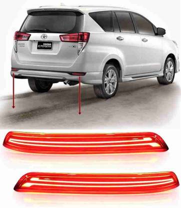 Starleo Car Bumper Reflector led light (Innova Crysta) Car Reflector ...