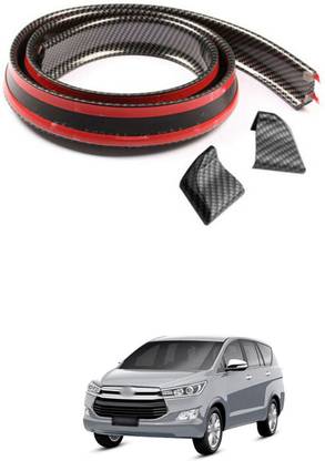 PROEDITION Rear Strip Splitter Spoiler Side Skirt Rubber Carbon ...