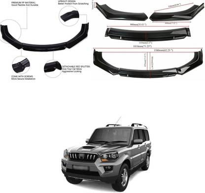 XZRTZ Car Front Bumper Spoiler Splitter Body Kit Side Skirt Front ...