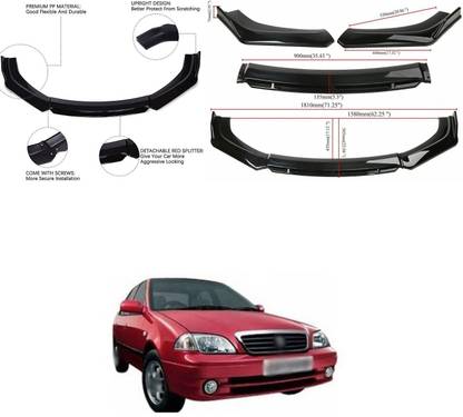 XZRTZ Car Front Bumper Spoiler Splitter Body Kit Side Skirt Front ...