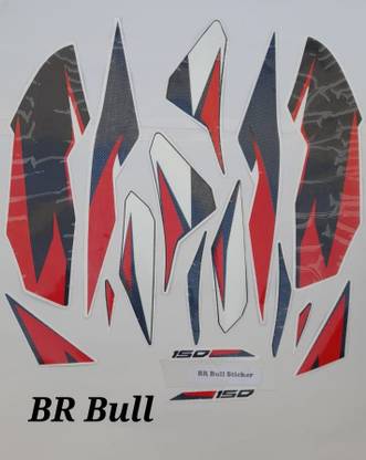 BR BULL Sticker & Decal for Car & Bike Price in India - Buy BR BULL ...