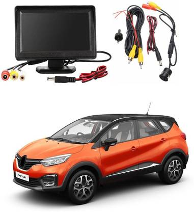 WheelCore 4.3inch Display + Reverse Camera for Renault Captur (2017 to 2020) Black LCD Price in ...