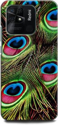 INDICRAFT Back Cover for REDMI 10 Power MOR PANKH, PEACOCK FEATHER ...