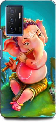 INDICRAFT Back Cover for Vivo V23e, V2126 5G GANESH JI, GANPATI, LORD ...