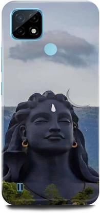 play fast Back Cover for Realme C21Y, RMX3261 ADIYOGI, SHIVA, STATUE ...