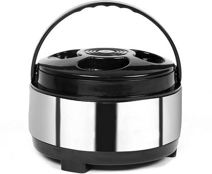 SAFESEED Stainless steel Roti Box |Hot Pot| Chapati Container Cook and ...