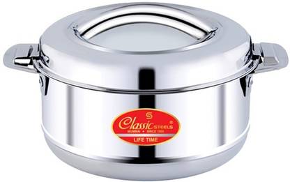 Classic Steels Stainless Steel Evergreen Hot Pot 1500 ML-High Quality ...