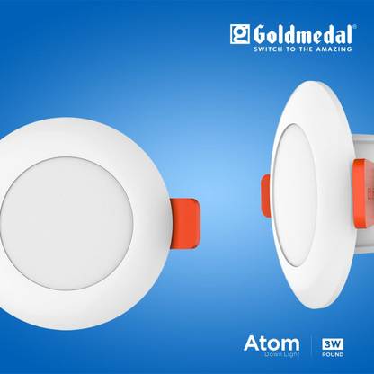 Gold Medal Atom 3W LED Downlight-Round Recessed Ceiling Lamp Price in ...