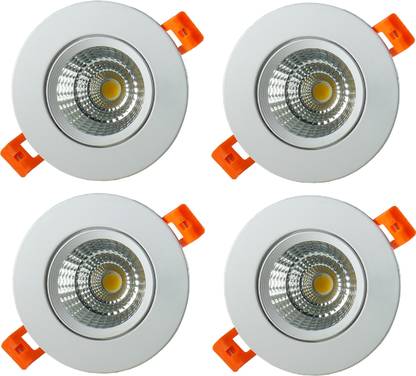 ssaimo 7-Watt SlimStar Tiltable(Adjustable) COB LED Spot Ceiling Light ...