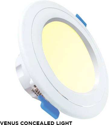 Glow Right Led Venus Concealed Light 10w Warm White Color Ceiling Light ...