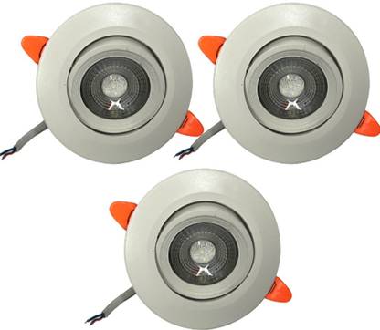 Tryka 9 Watt Led COB Spot Light,ColorWarm White,Concealed/Light,3000K ...