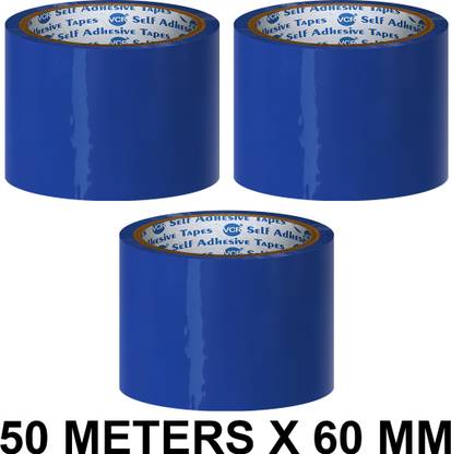 Flipkart.com | VCR Blue Color Tape - 50 Meters in Length - 60mm / 2.5 ...