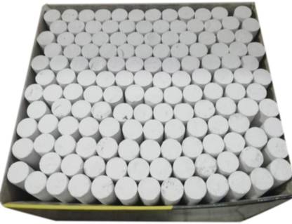 PENPAL Dustless White Chalks Pack of 1 {100 pcs} Pool Solid chalk Price ...
