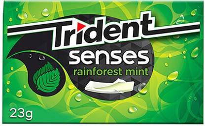 Mondelez International TRIDENT SENSES RAINFOREST MINT SUGAR FREE 23 g ...