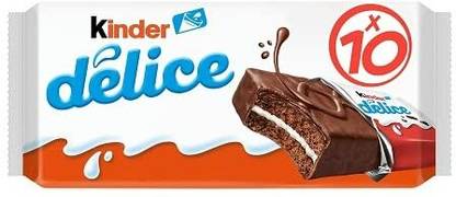 Kinder Delice Milk Chocolate Cocoa Sponge Cake With A Milky Filling ...