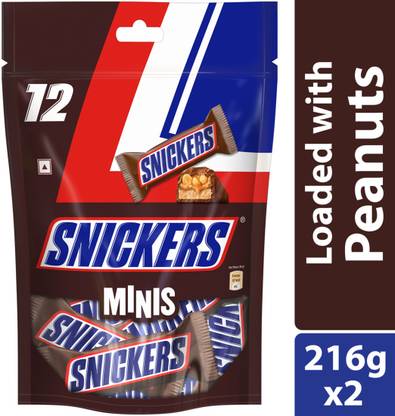 SNICKERS Minis Peanut Chocolate Bars Price in India - Buy SNICKERS ...