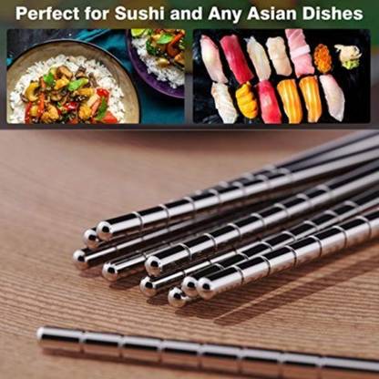 aalloo Eating Stainless Steel Japanese, Chinese, Korean Chopstick Price ...