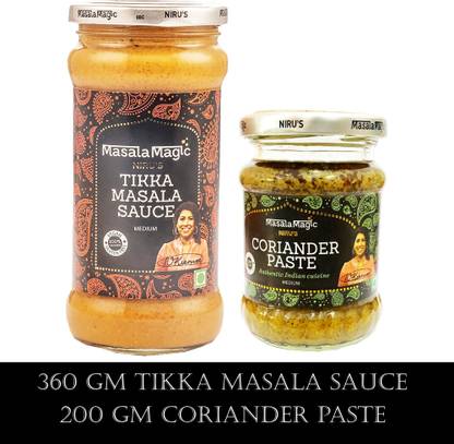 MASALA MAGIC KORANDER PASTE & TIKKA MASALA SAUCE FRESH READY TO COOK ...
