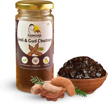 Farm Didi Imli Chutney with Gud or Jaggery Sweet & Tangy No ...