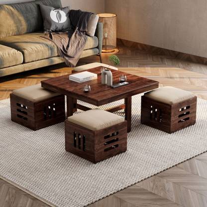 Wakefit Praline Solid Wood Coffee Table Price in India - Buy Wakefit ...