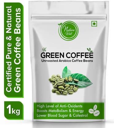 Naturewell Green Coffee Beans Decaffeinated & Unroasted Coffee for ...