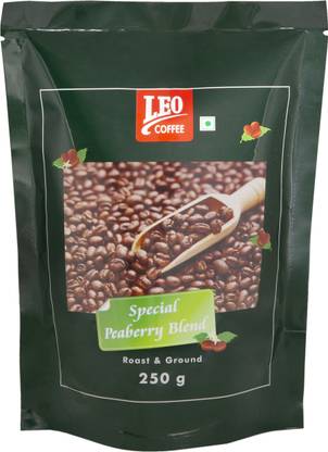 Leo Coffee Special Peaberry,Freshly Ground Filter Coffee Powder Roast ...