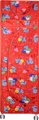 DPH 5 Shelf Baby Almirah,Almirah with Wheels,Foldable,Multipurpose Rack ...