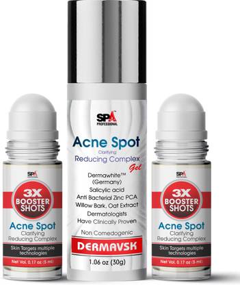 SPA Professionals Acne Clarifying Gel for Active Acne Pimple Treatment ...