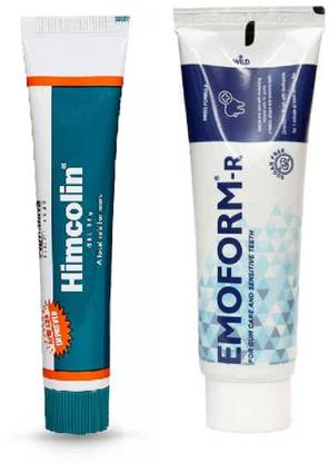 HIMALAYA Himcolin Gel - 30g + Emoform-R PASTE 150G Price in India - Buy ...