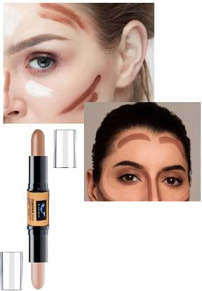 BLUEMERMAID CREAMY FACE BEST 2 IN 1 CONTOUR STICK MULTI COLOR Concealer ...