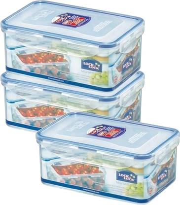 LOCK & LOCK Classic Airtight Food Storage Container, Set of 3 (HPL817H ...