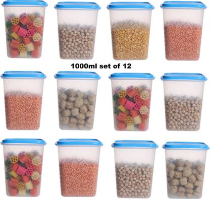 loknath Kitchen Storage 1 liter Plastic Boxes - 1000 ml Plastic Utility ...